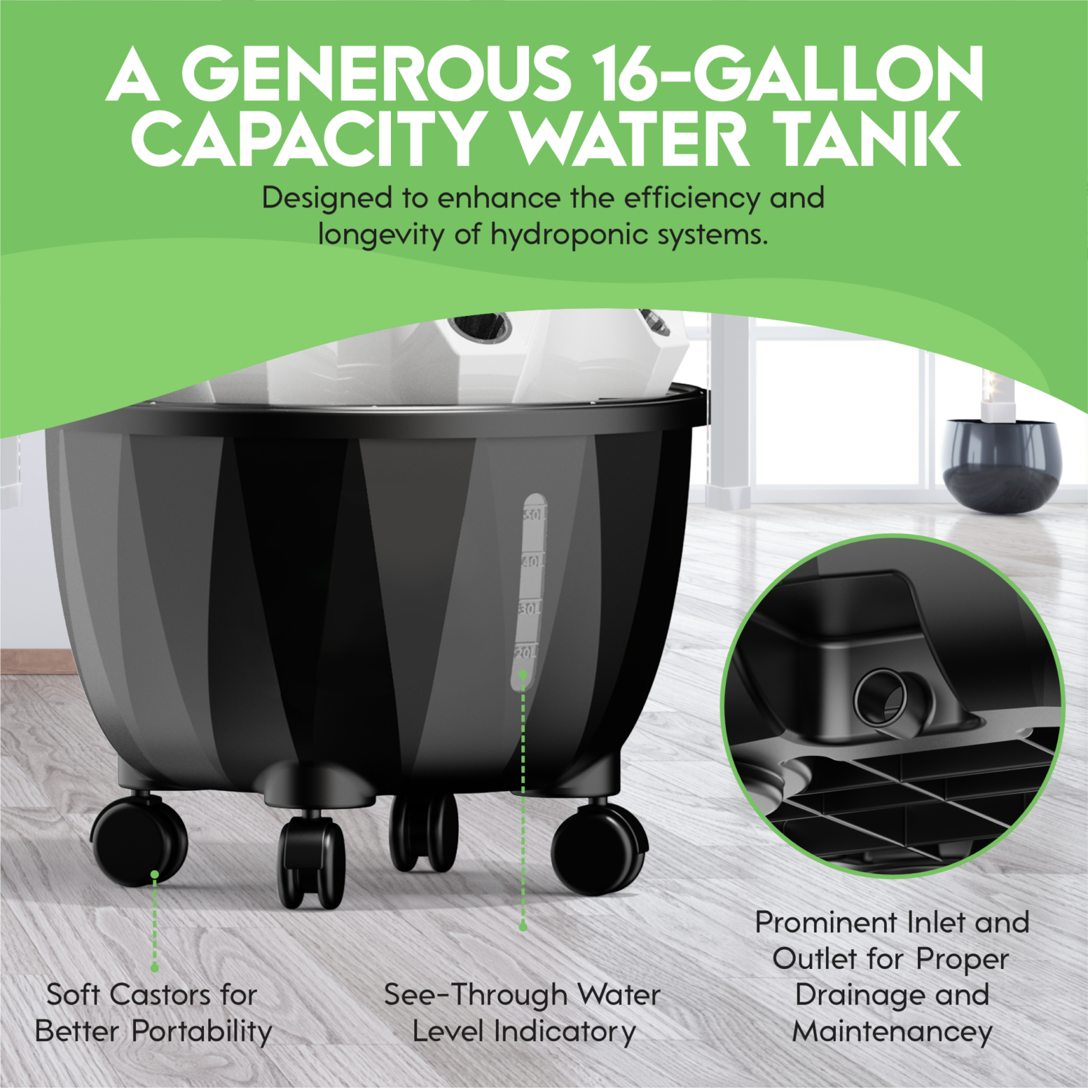 Nutraponics Pro Tower Garden With LED | 80 Pot Hydroponic Growing System